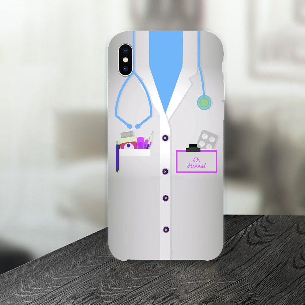Doctor name - Mobile Cover Printed | RN Digital Print